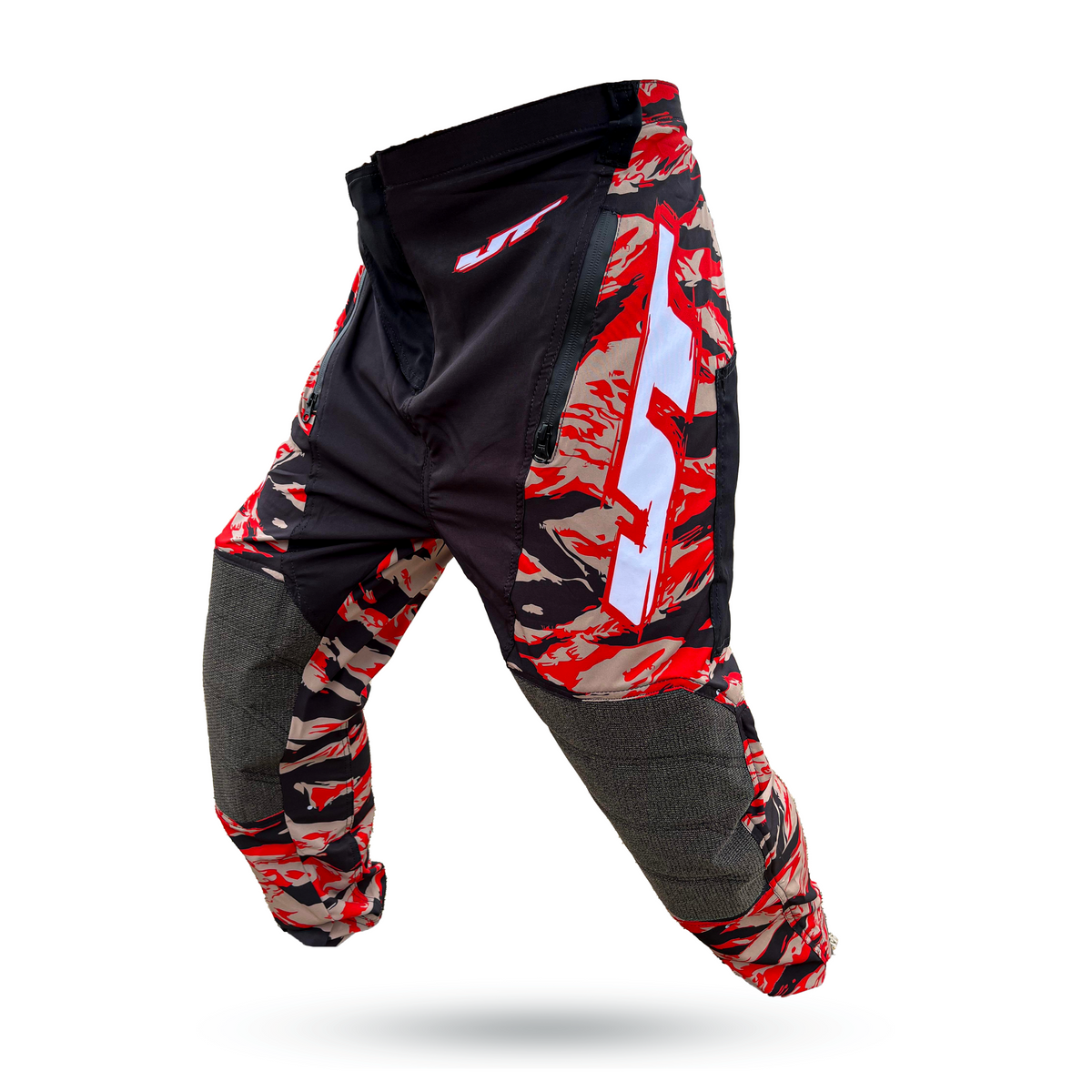 JT TEAM JOGGER PAINTBALL PANTS- RED TIGERSTRIPE – Elite Sports ...